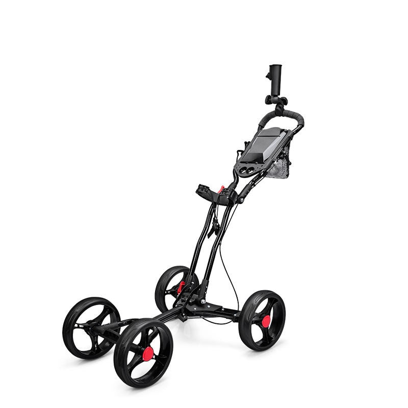 4 Wheels Foldable Push Cart – TKS GOLF